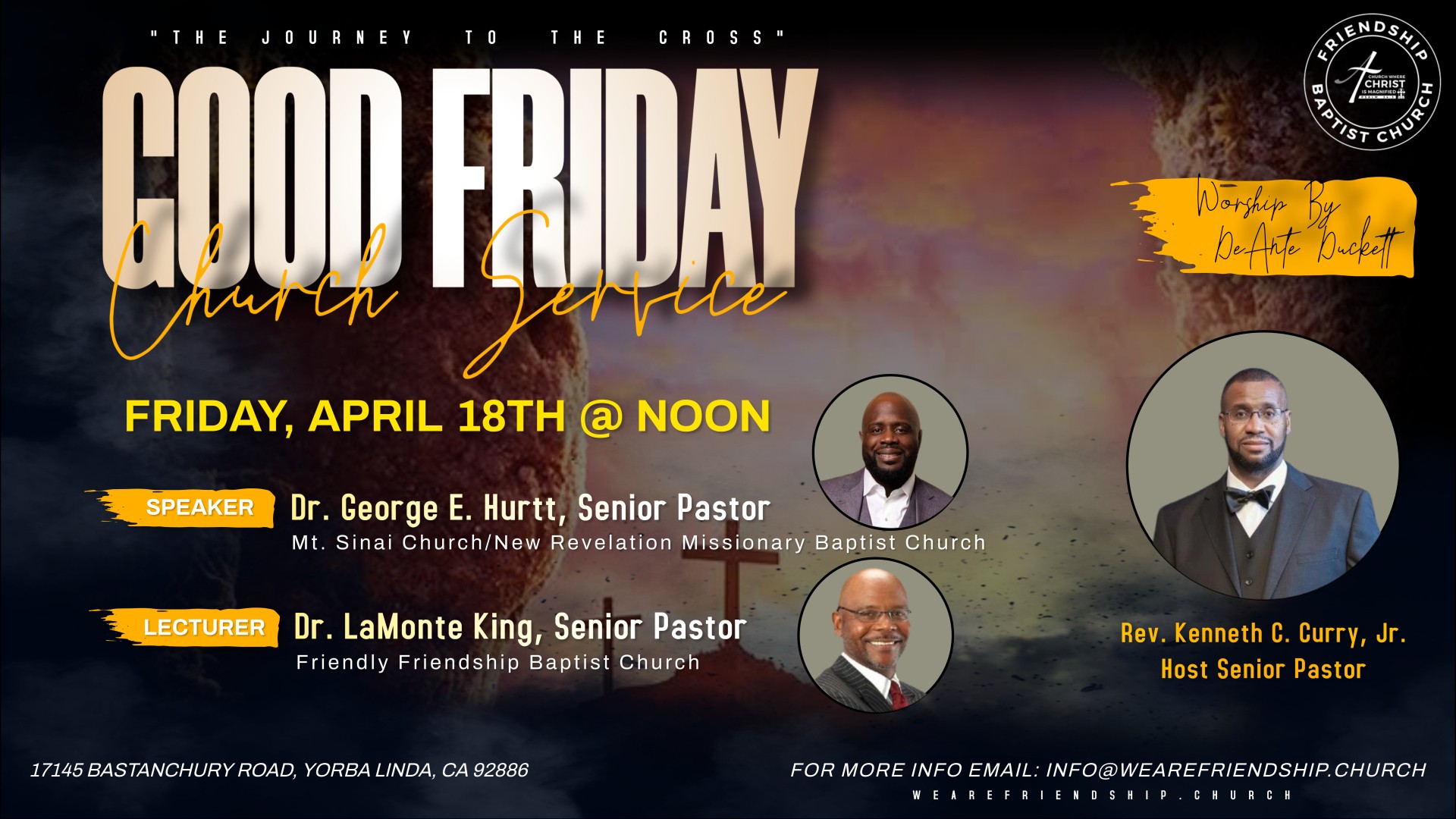 PASTOR'S UPDATE APRIL 4, 2025 | Friendship Baptist Church - Yorba Linda