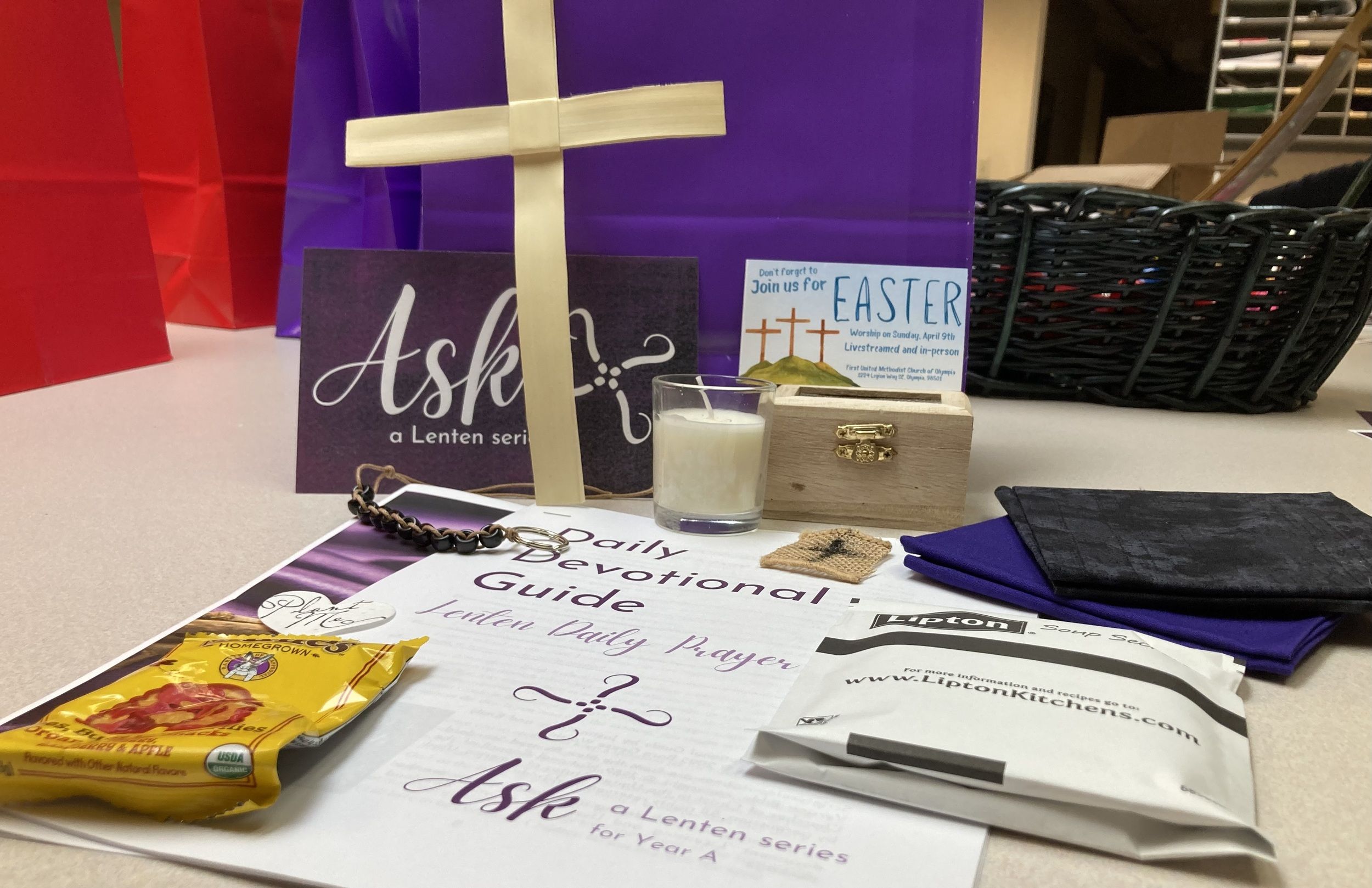 Lent at Home Worship Bags Update | First United Methodist Church of Olympia