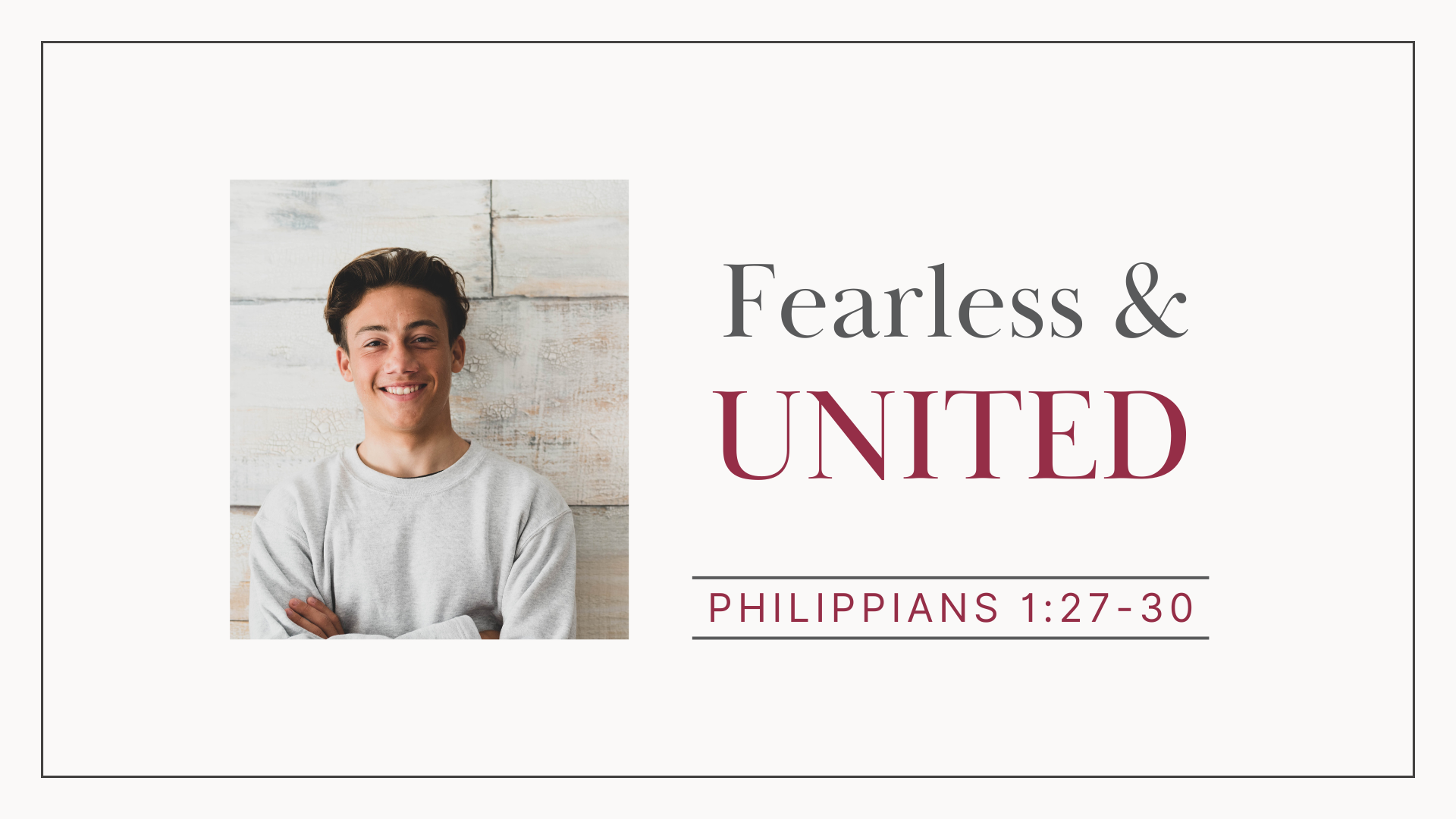 Fearless and United | Brookdale Baptist Church