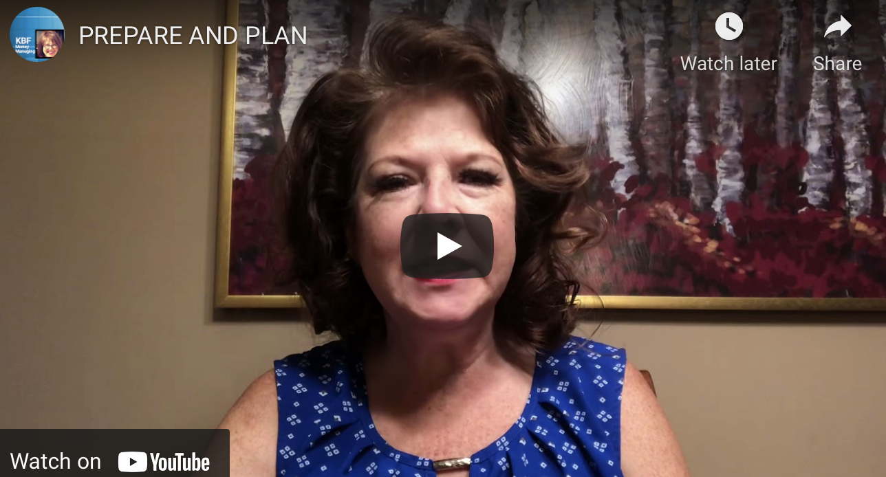 Prepare and Plan | Karen Ford Money Matters