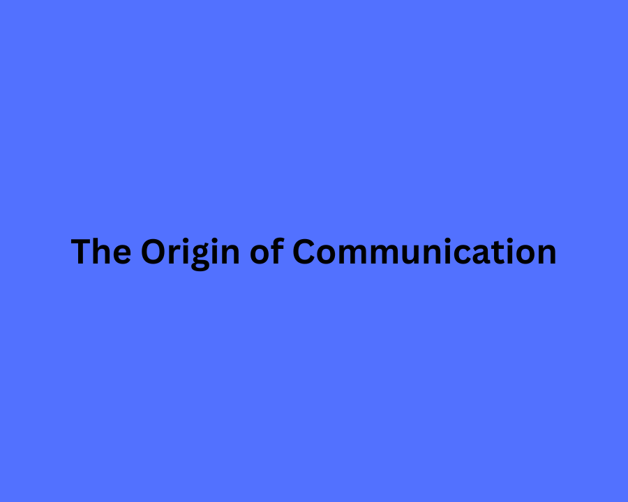 The Origin of Communication | Movement Church