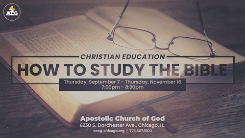 Apostolic Church of God - Home