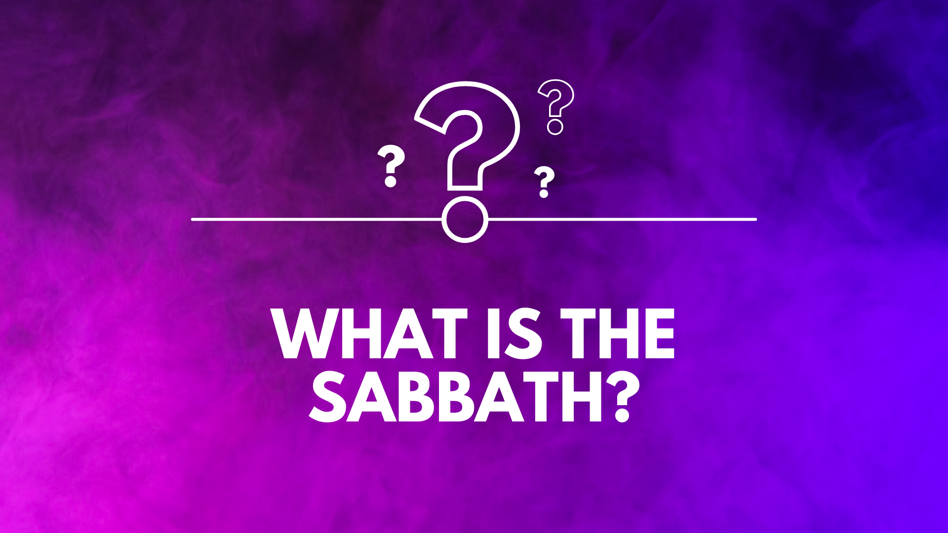 What is the Sabbath? | First Baptist Sevierville