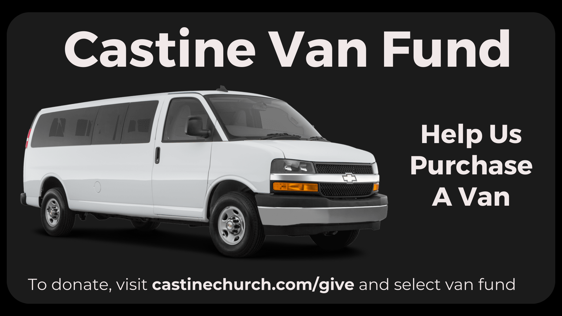 Castine Church Van Fundraiser | Castine Church