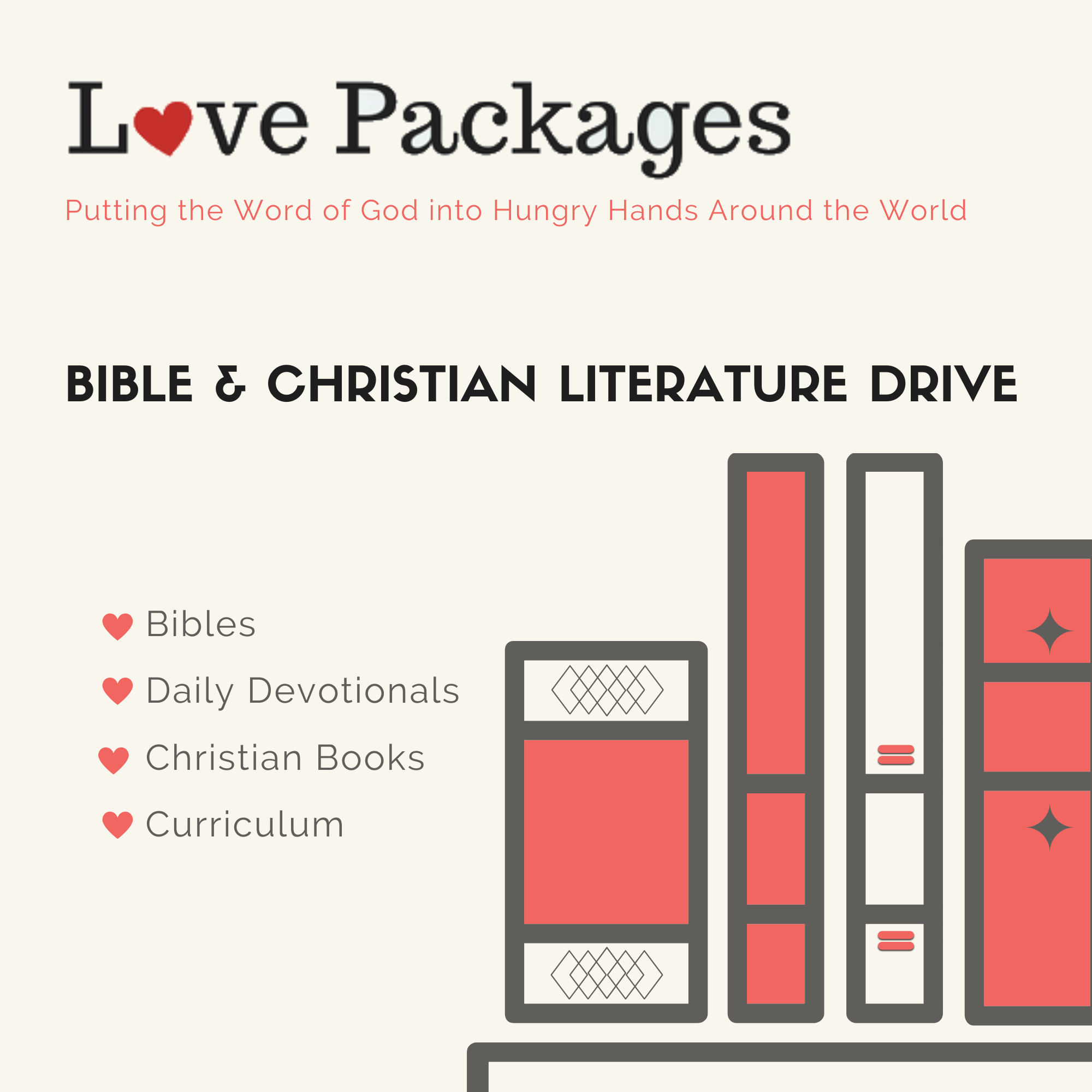 LOVE PACKAGES DRIVE | MARCH 9 & 16 | Trinity Baptist Church