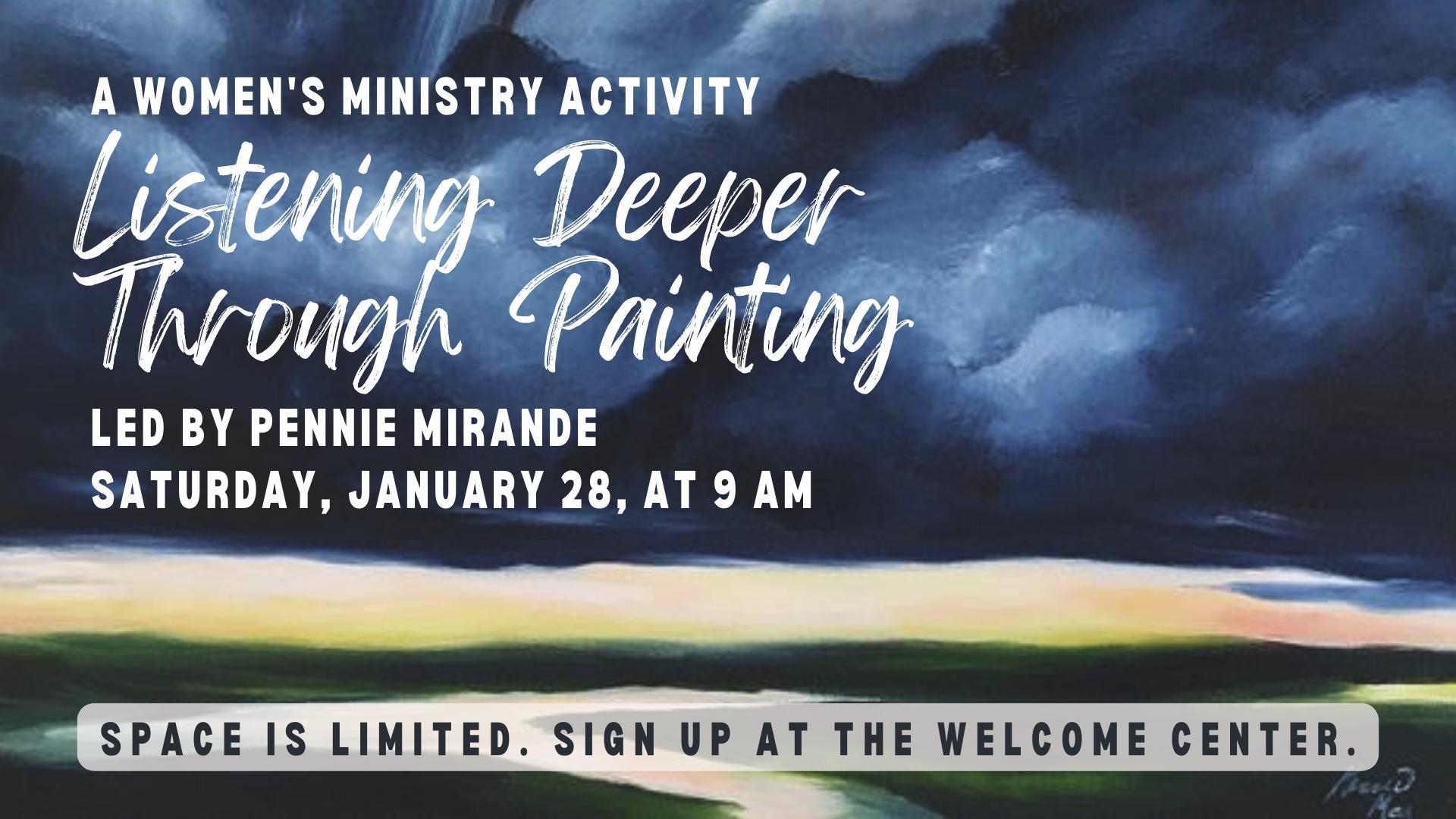 Listening Deeper Through Painting - Women's Ministry Activity | First ...