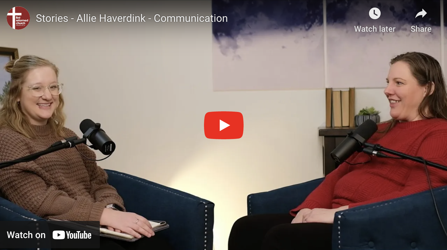 Stories with Allie Haverdink | First Reformed Church, Orange City, Iowa