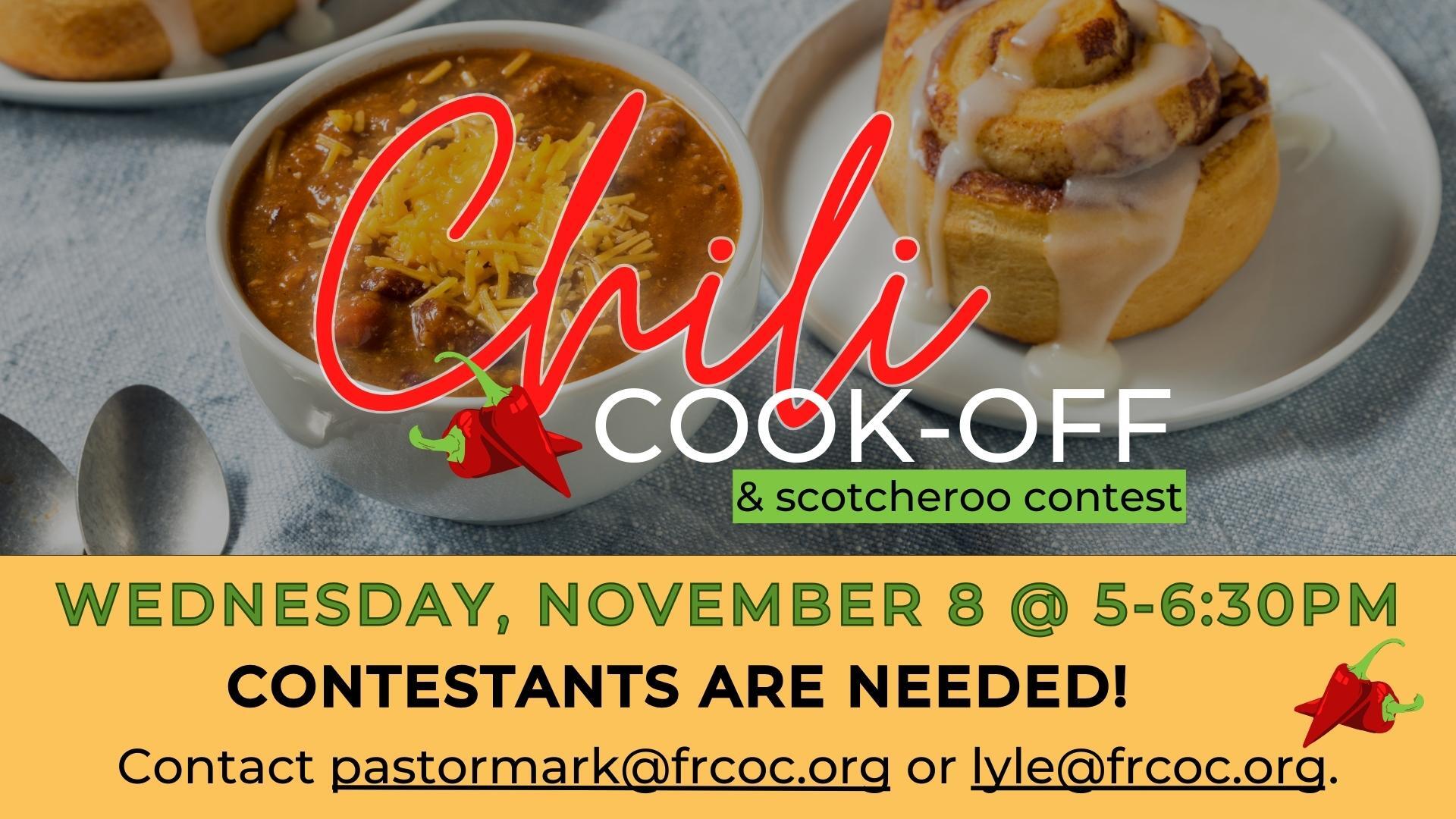 Chili Cook-Off - Contestants Needed | First Reformed Church, Orange ...