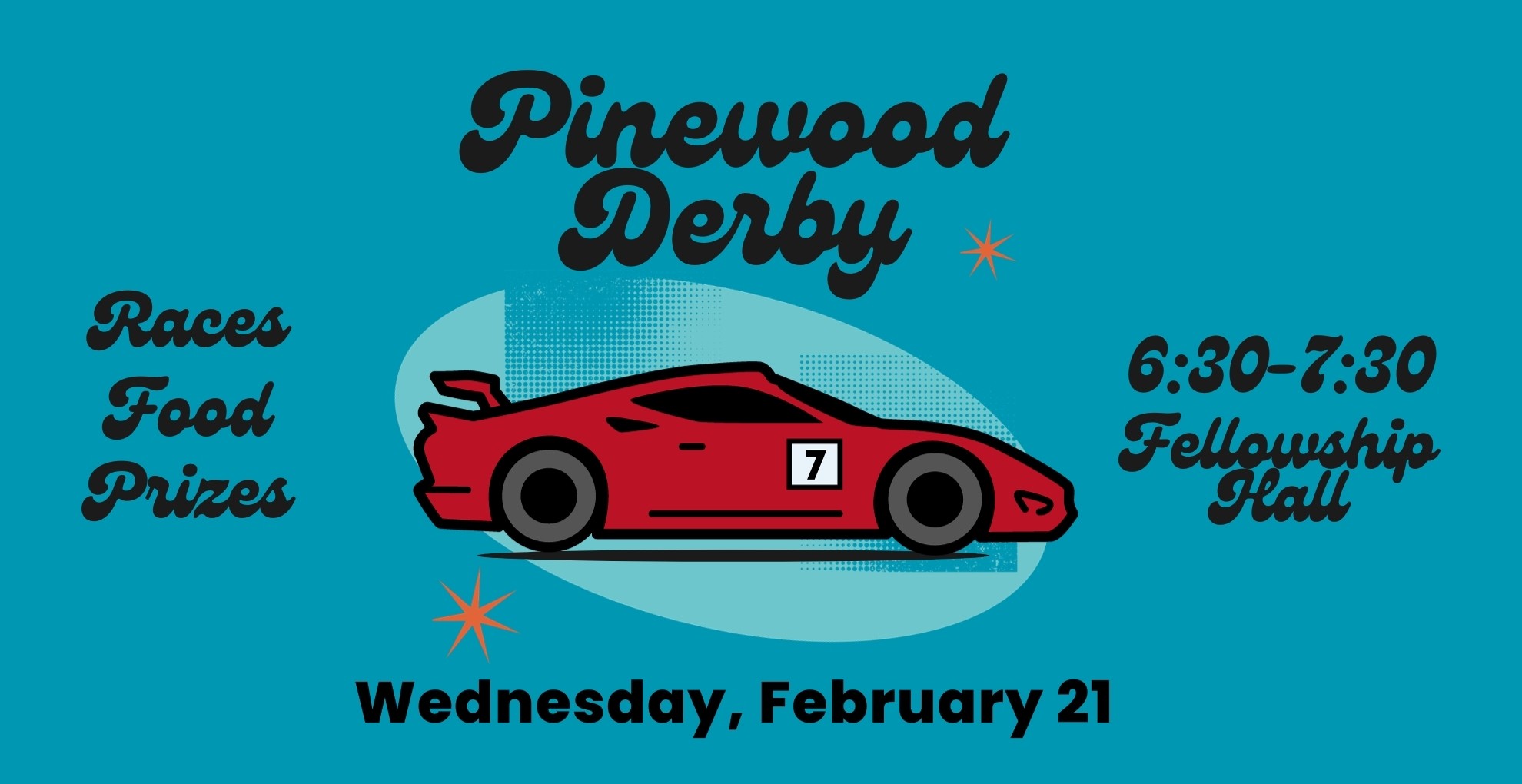 Pinewood Derby - February 21 | First Reformed Church, Orange City, Iowa
