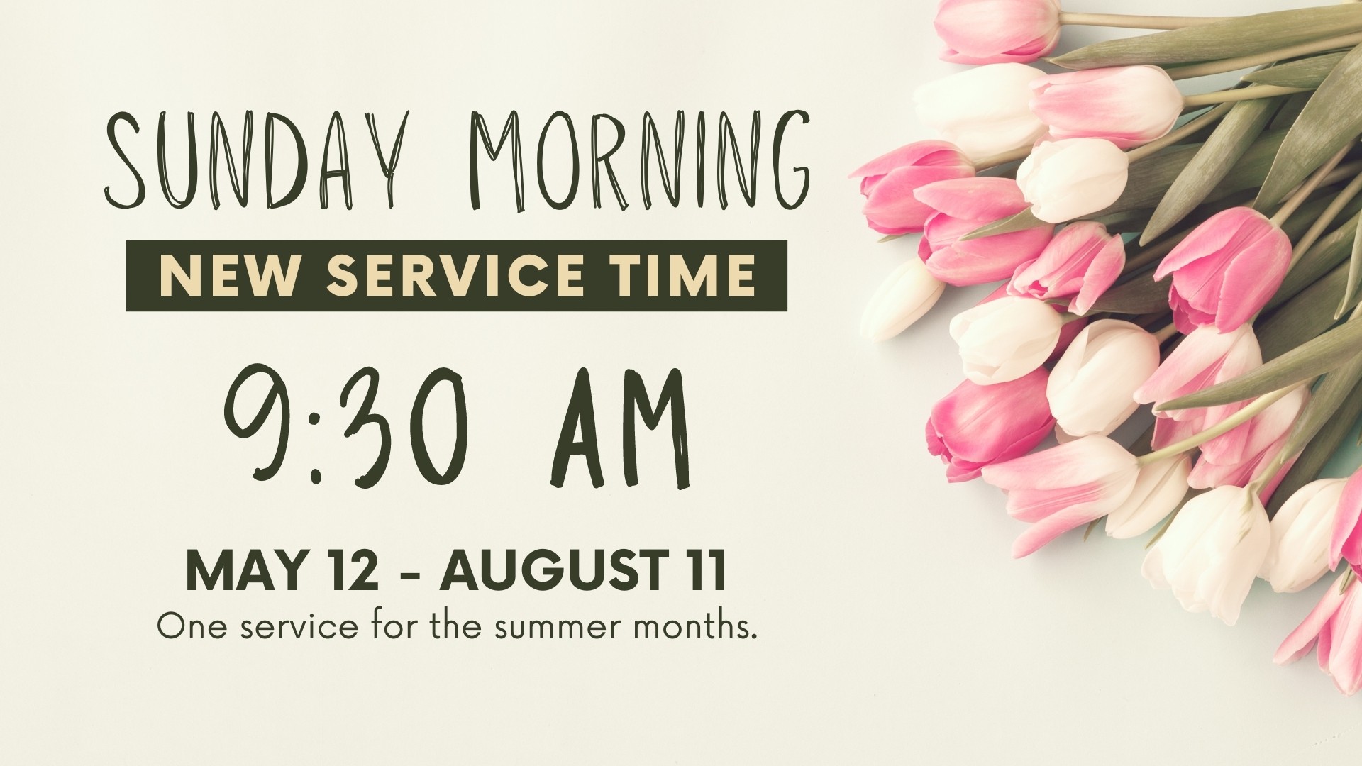 Summer Service Time | First Reformed Church, Orange City, Iowa