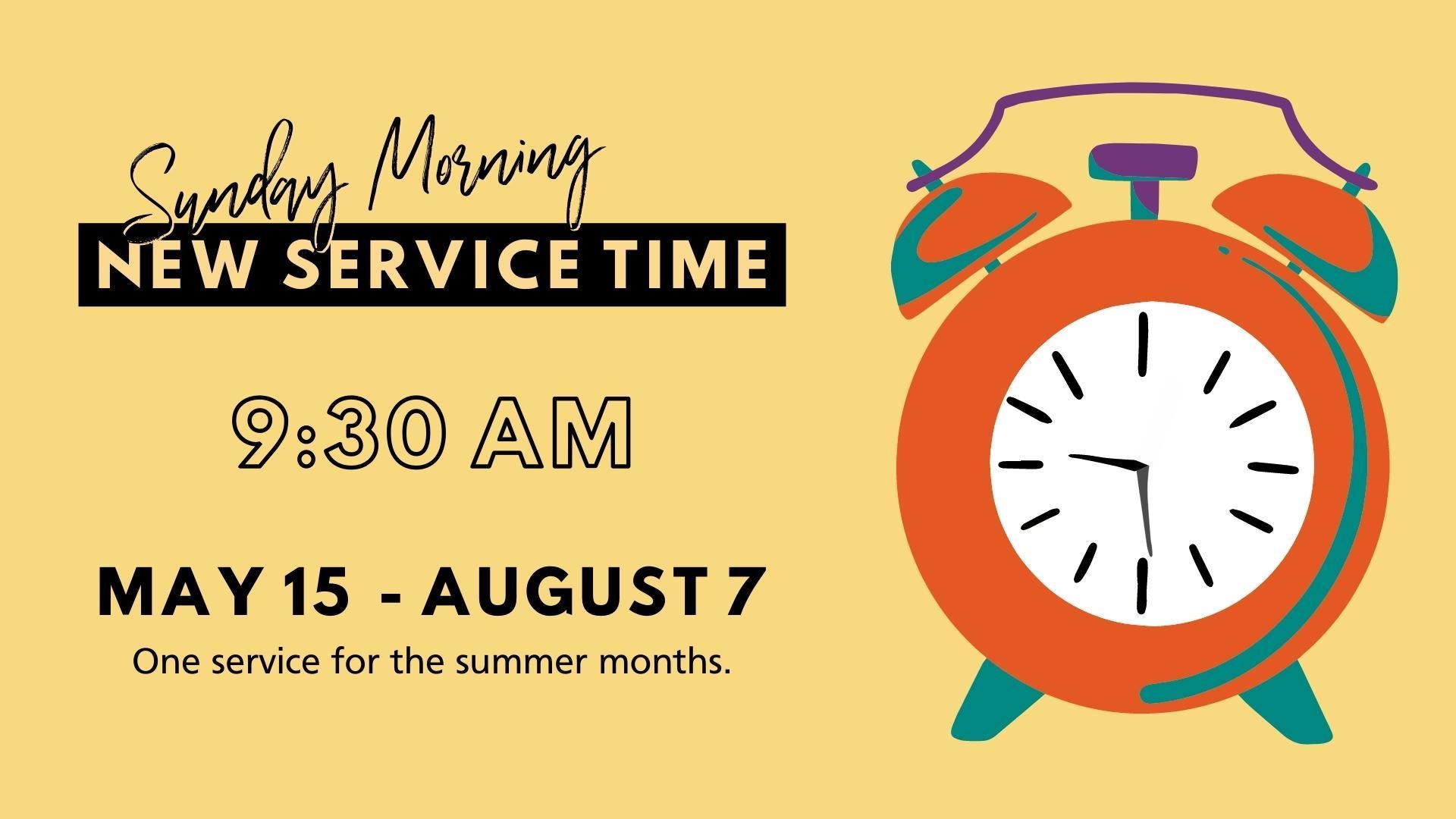 Summer Service Time | First Reformed Church, Orange City, Iowa