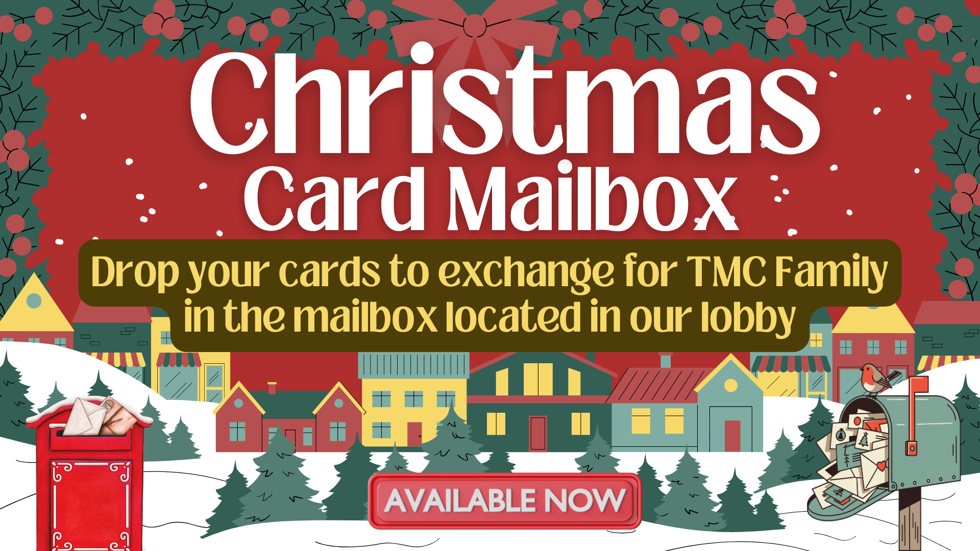 Christmas Card Exchange - Mailbox Available | The Ministry Center | TMC ...