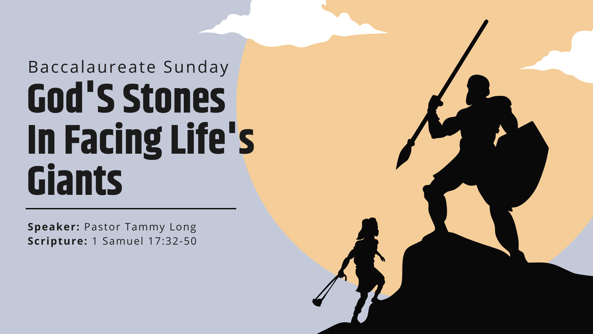 God's Stones in Facing Life's Giants | South Bay Community Church
