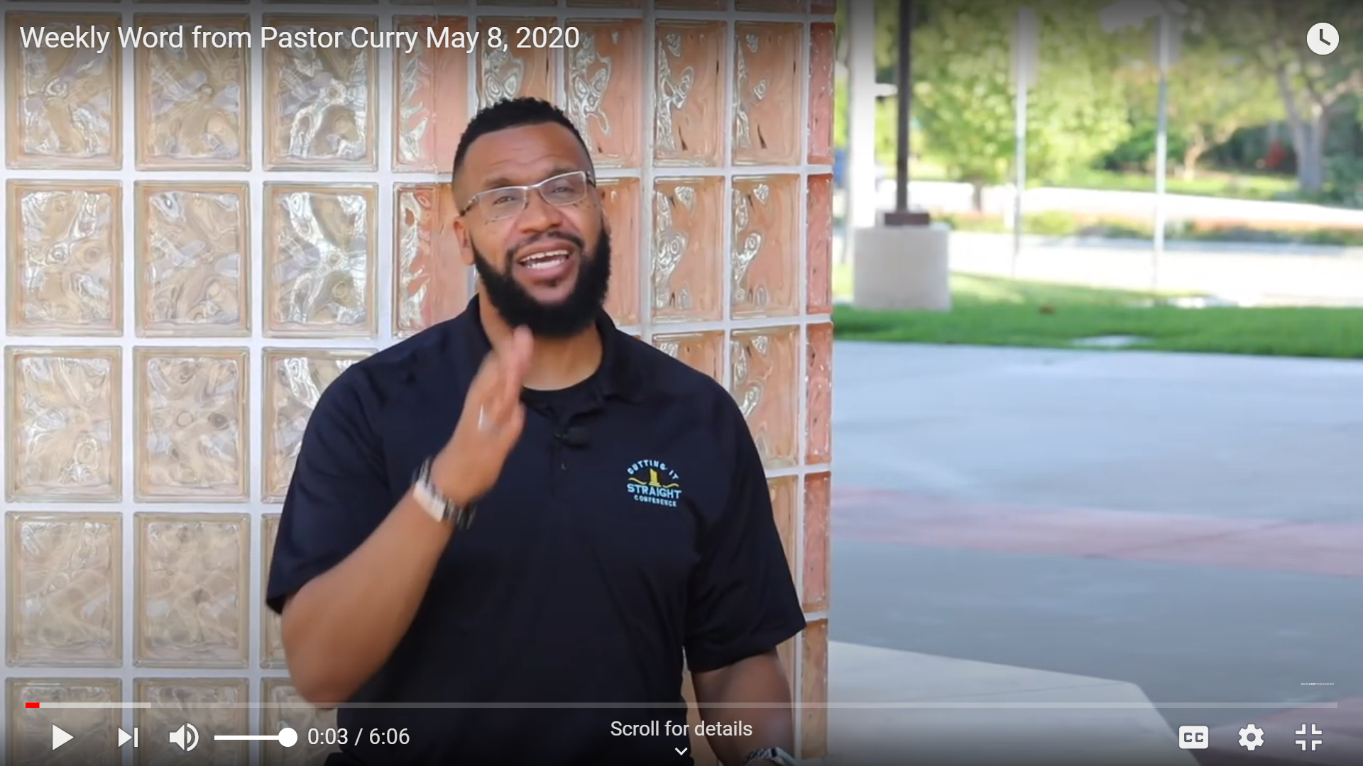 Weekly Word from Pastor Curry: May 8, 2020 | Friendship Baptist Church ...