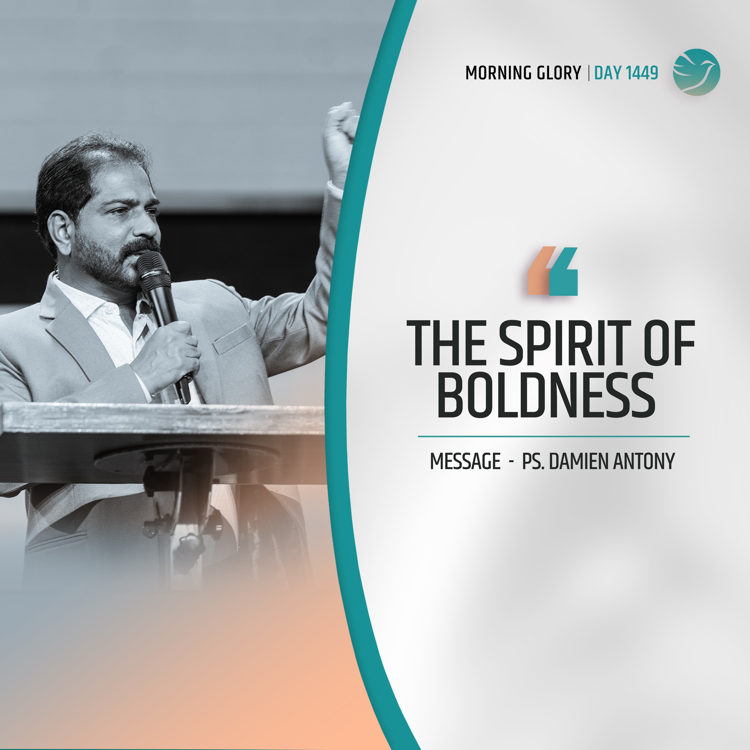 The Spirit Of Boldness Blessing Today