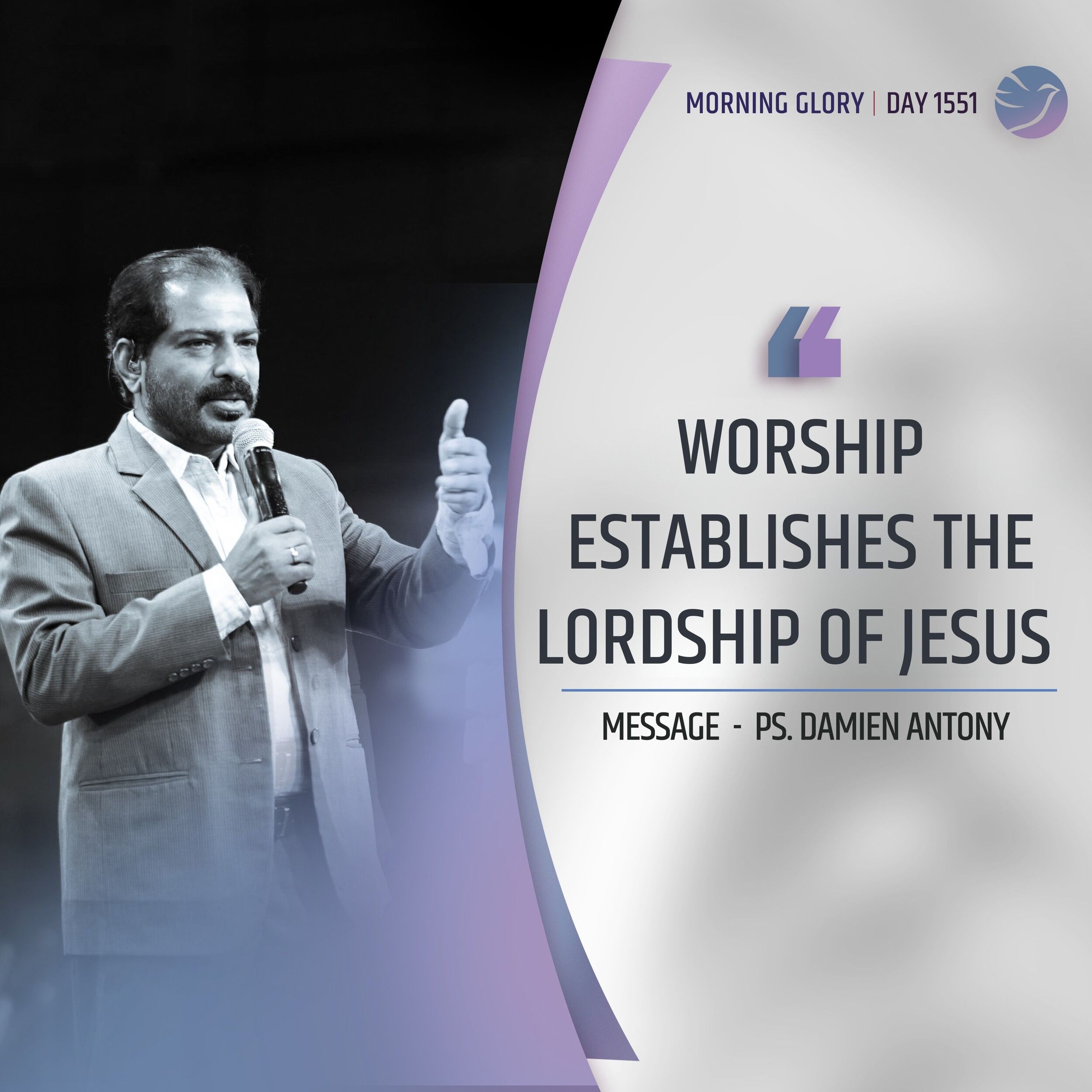 Worship Establishes The Lordship Of Jesus | Blessing Today