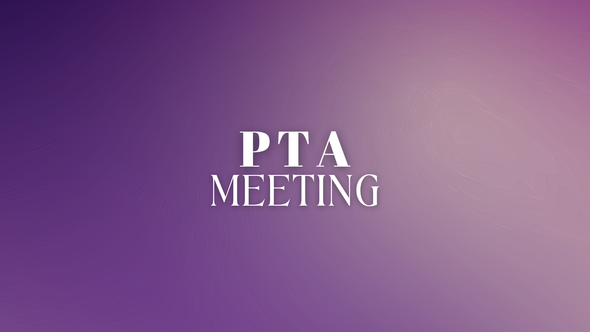 First PTA Meeting | Hermiston Christian School