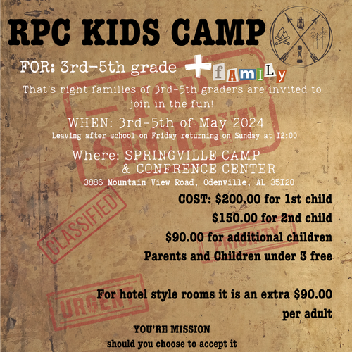 Rainbow Presbyterian Church (PCA) - Calendar