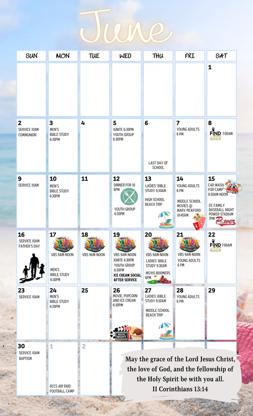 Desert Chapel - Summer Events