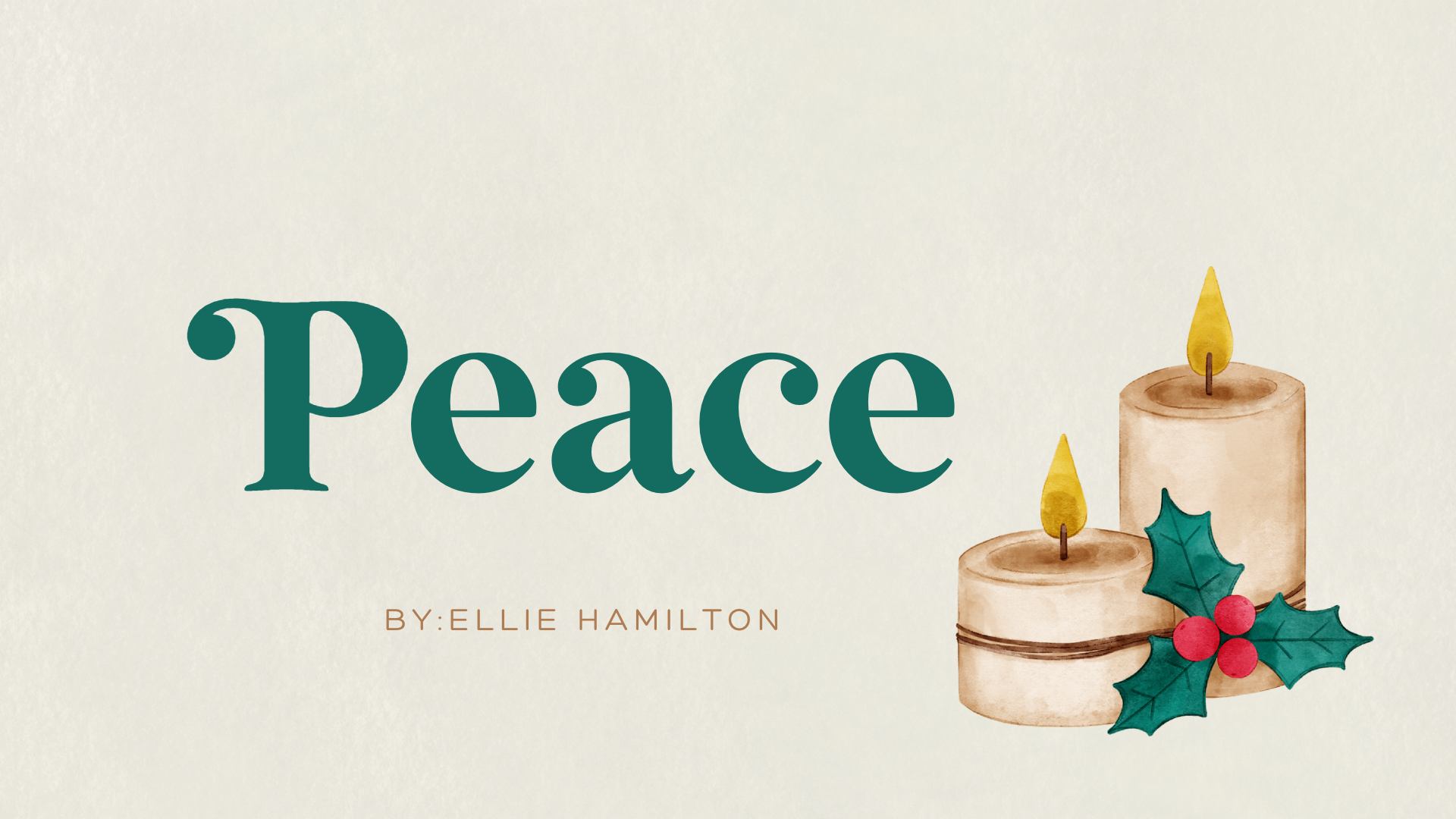 Peace | Ellie Hamilton | Capstone Church