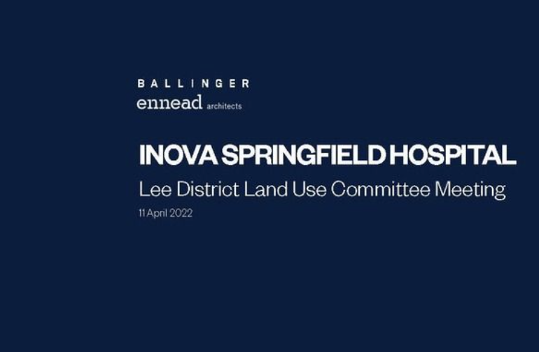 Information on New Springfield INOVA Campus | Rose Hill Civic Association