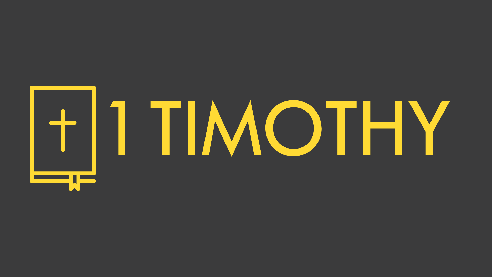 1 Timothy 1 | Center Point Church