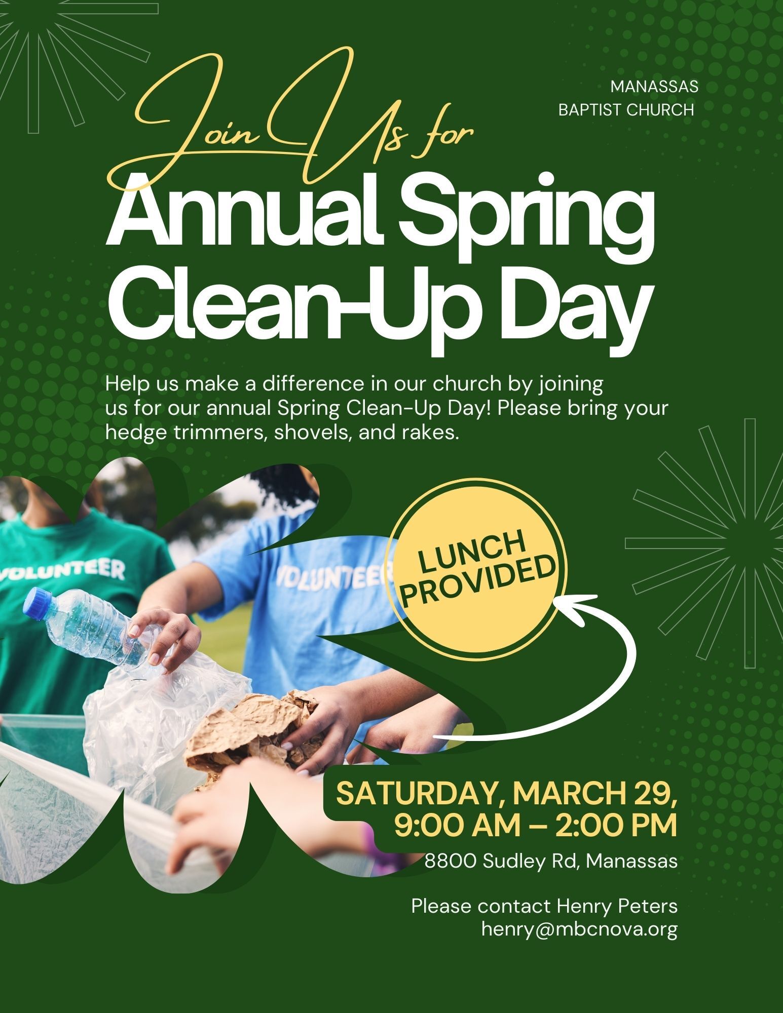 Spring Workday | Manassas Baptist Church