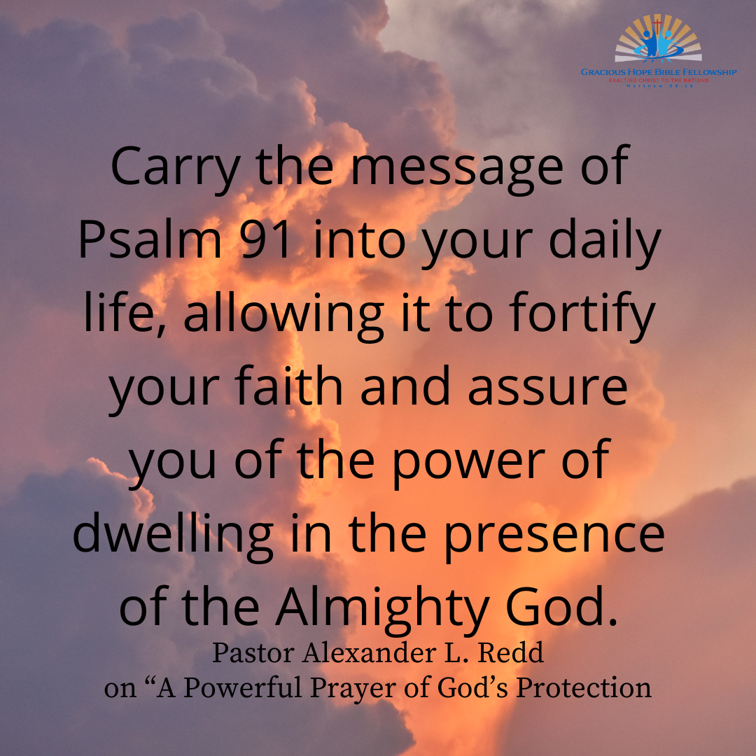 A Powerful Prayer of God's Protection | Gracious Hope Bible Fellowship