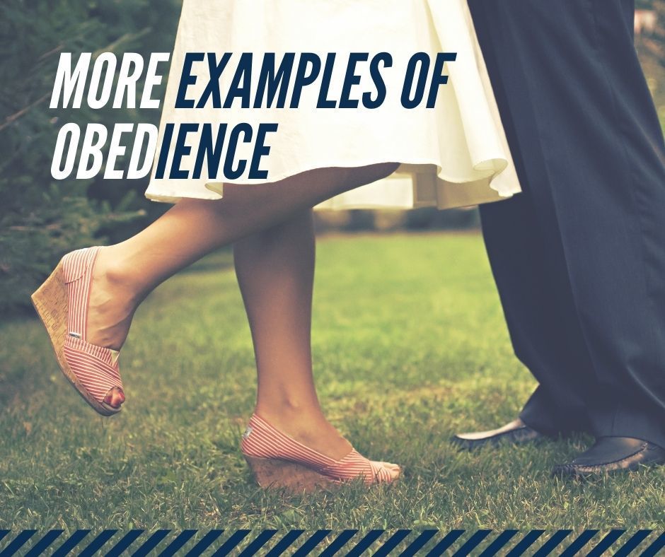 More Examples of Obedience | The Warehouse Church - VA