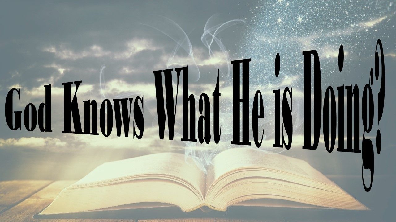 God Knows What He is Doing! | Genesis Bible Fellowship Church