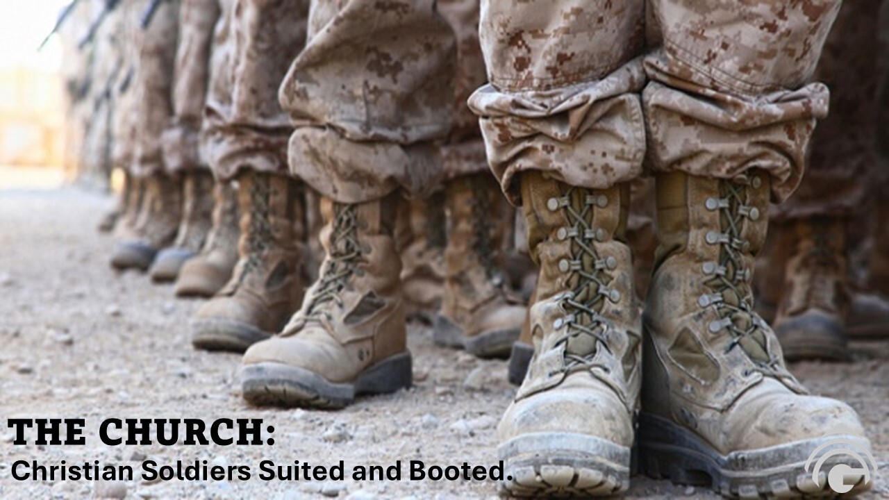 THE CHURCH: Christian Soldiers Suited and Booted | Genesis Bible ...