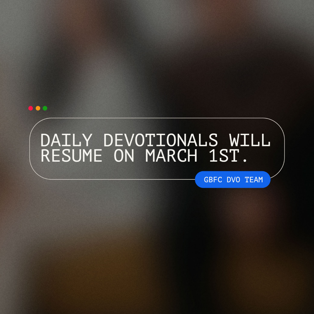 NOTICE | Genesis Bible Fellowship Church