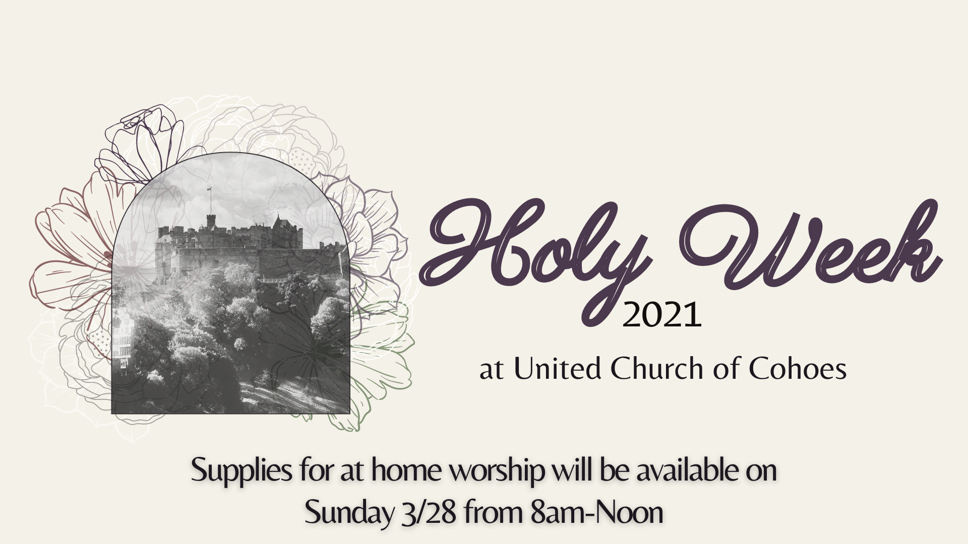 Prayer 556 - Monday of Holy Week | United Church of Cohoes