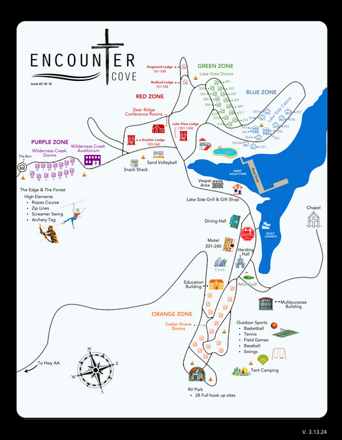 Encounter Ministry - CAMP MAPS
