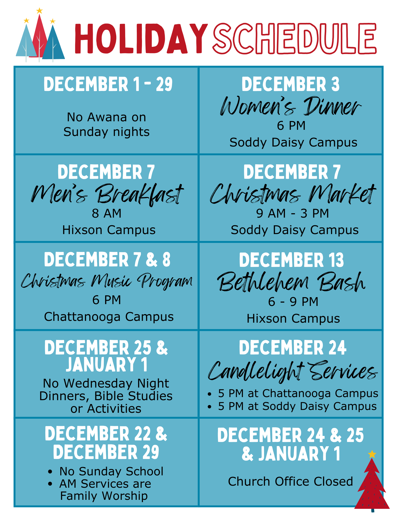 Church Updates - November 27, 2024