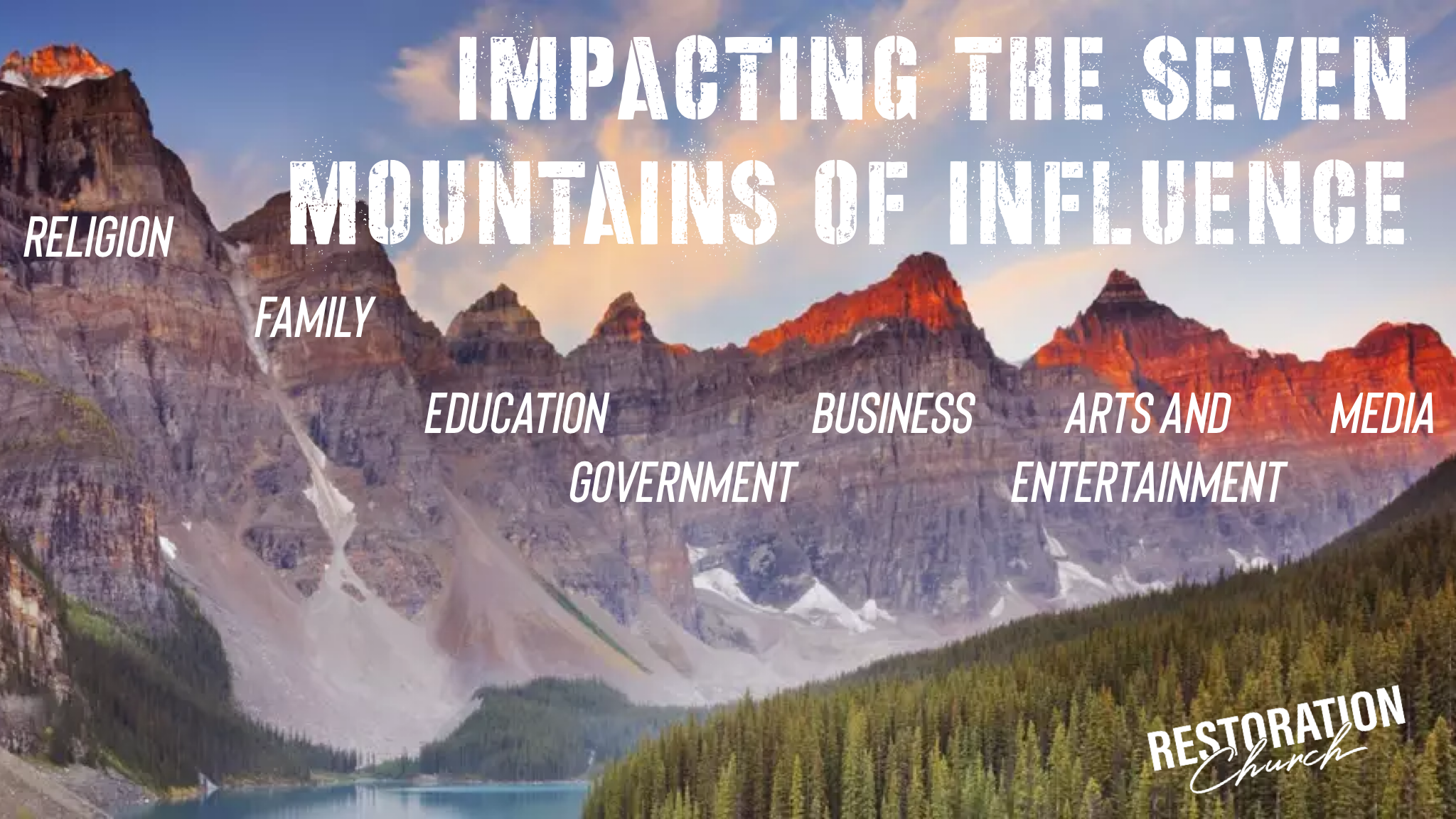 Seven Mountains of Influence (Government) | Restoration Church