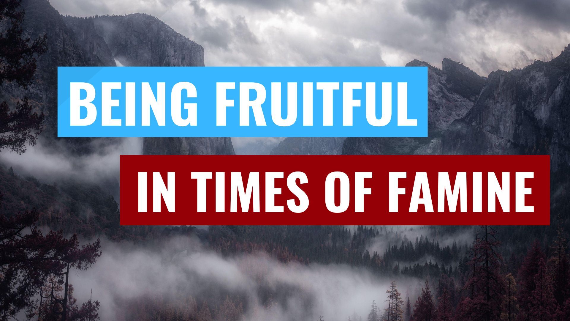 Being Fruitful in Times of Famine | Rock Creek Christian Center