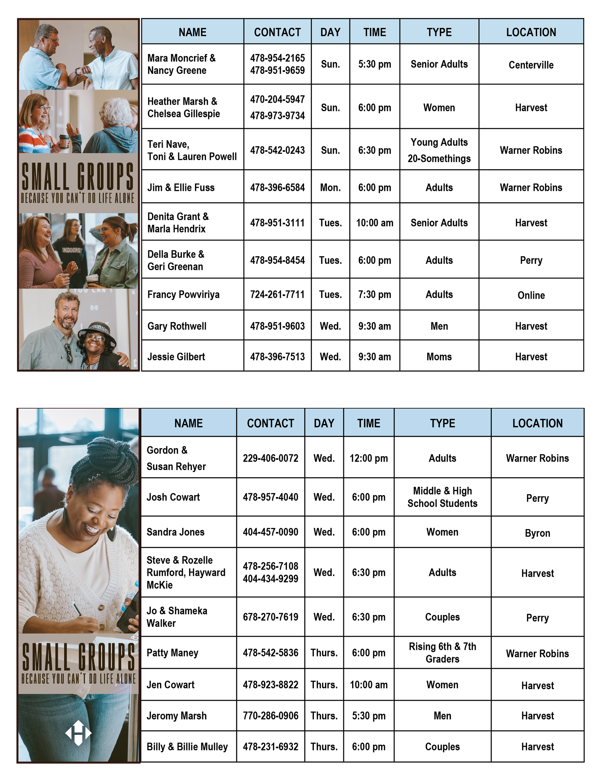 Harvest Church - Small Groups