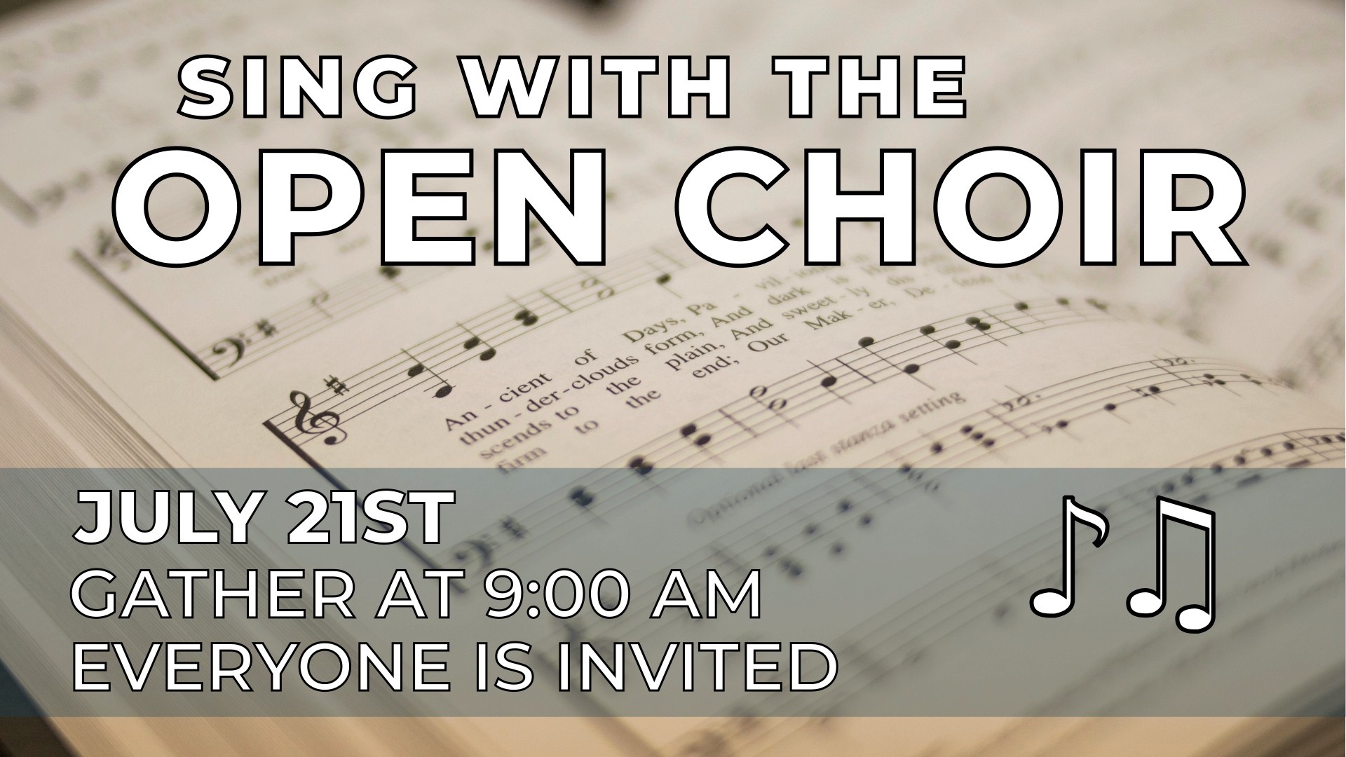 Sing with the Open Choir | All Saints Lutheran Church