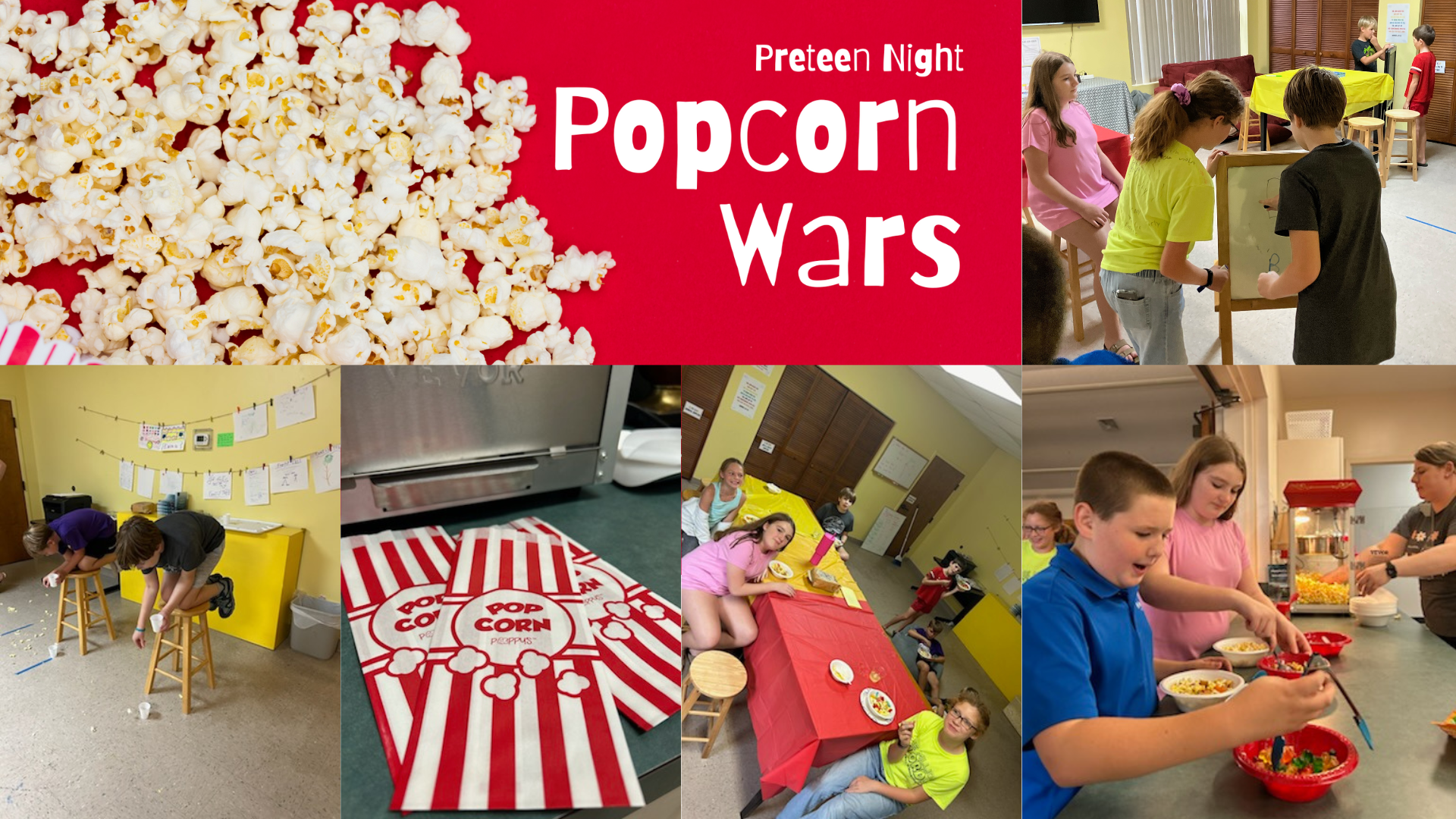 Preteen Night: Popcorn Wars | Fleming Island UMC