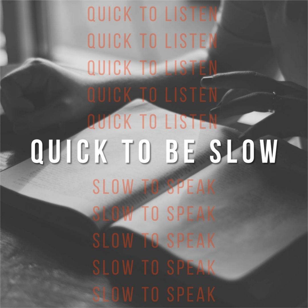 Quick To Be Slow | Grace