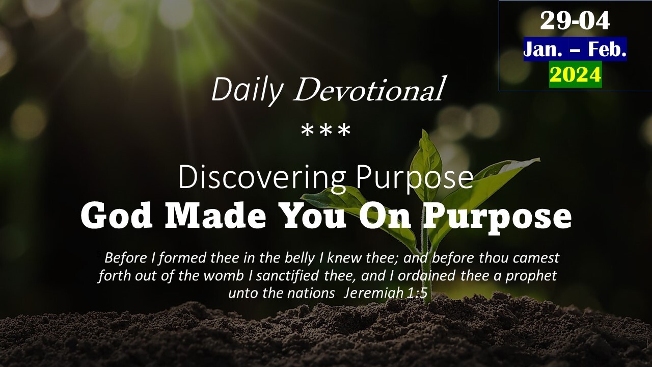 Daily Devotional - Day 33 (02/02/2024) Do Everything for the Glory of ...