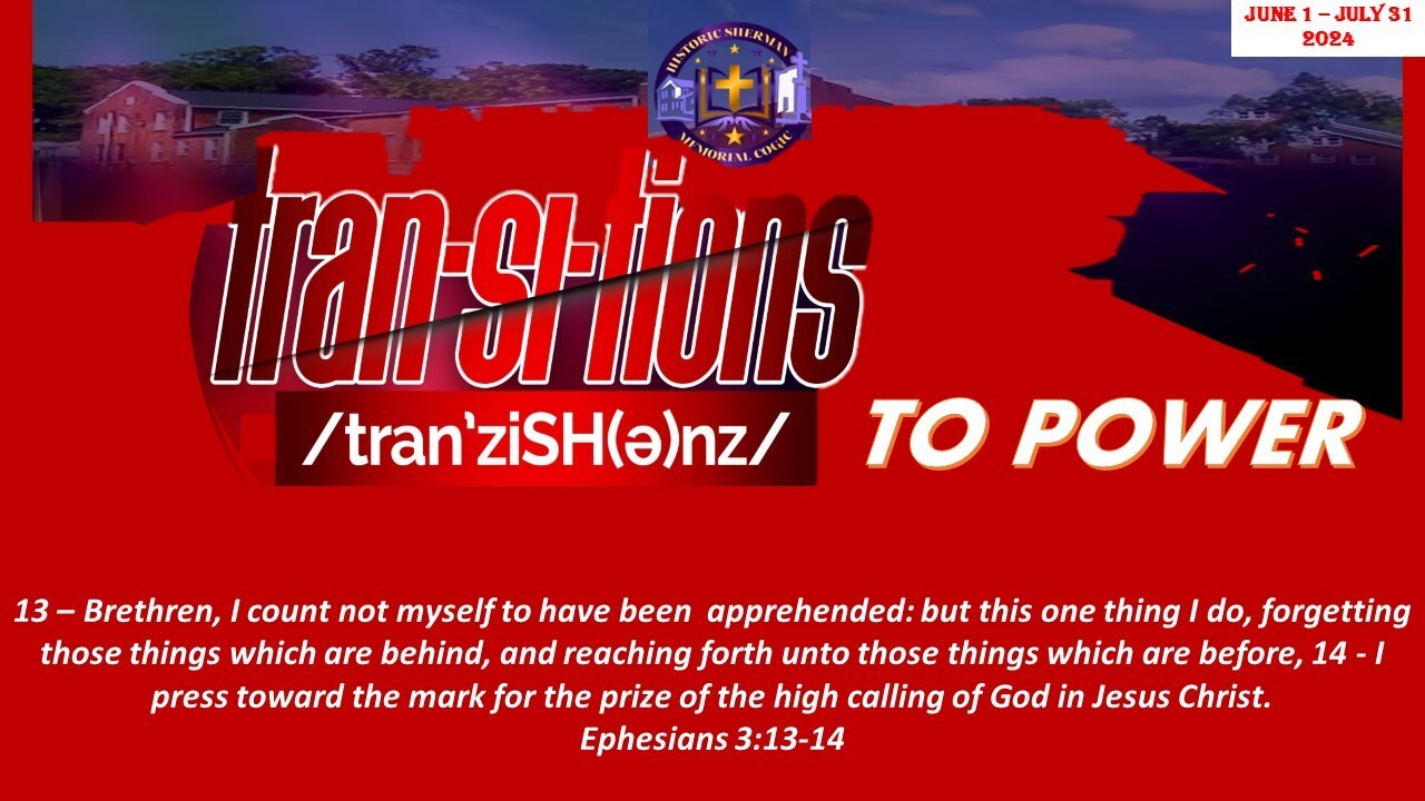 "AUDIO" Daily Devotional - Transition to Power - WK23 - 06/01/24 - Day ...