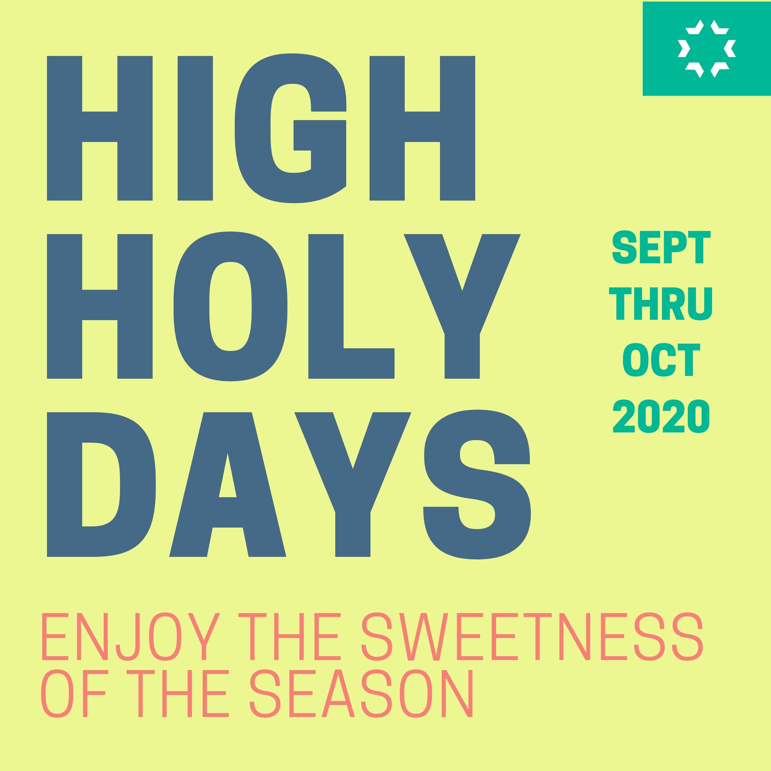 Fall High Holy Days Even in a Pandemic | Restoration Seattle