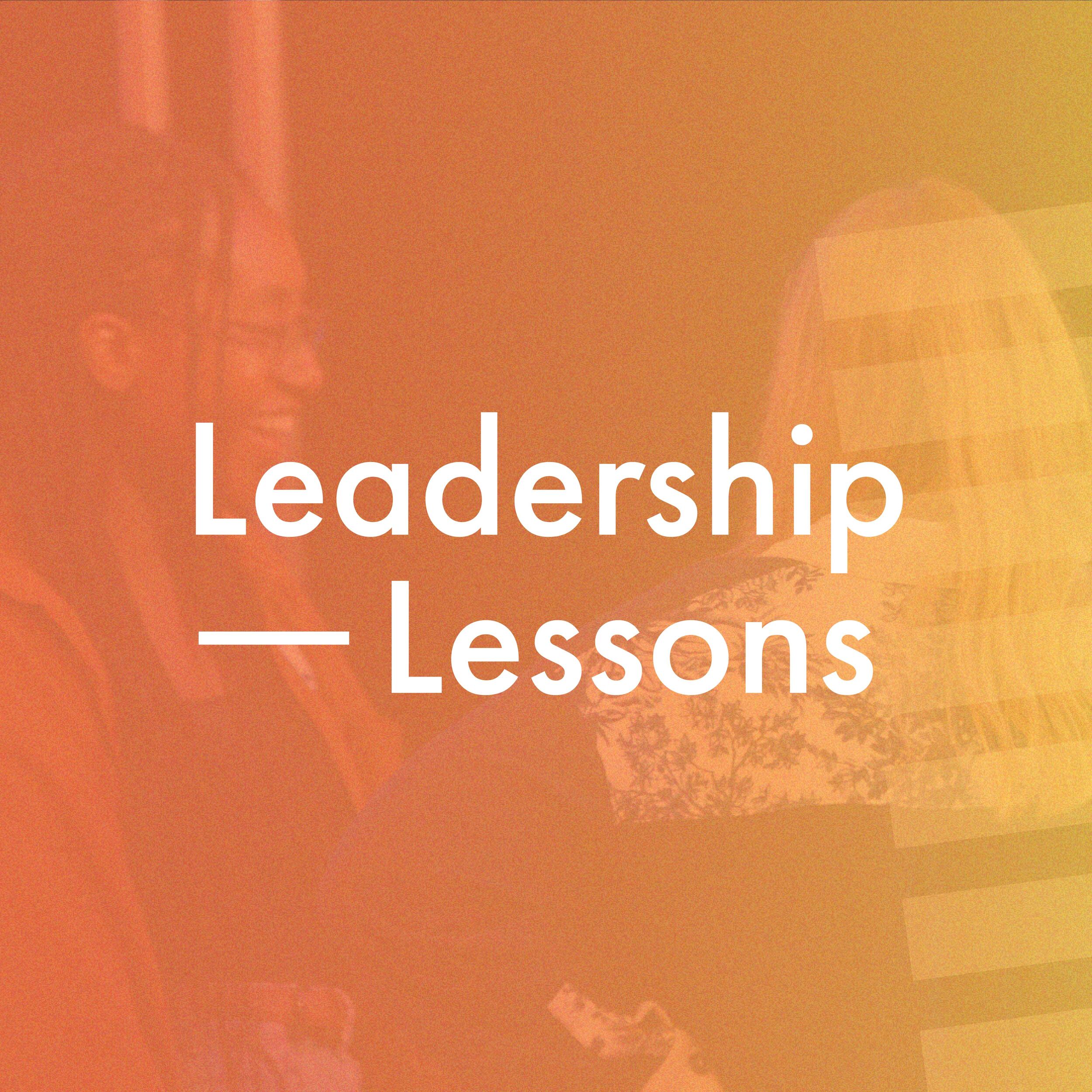 Leadership Lessons | Everyday Church