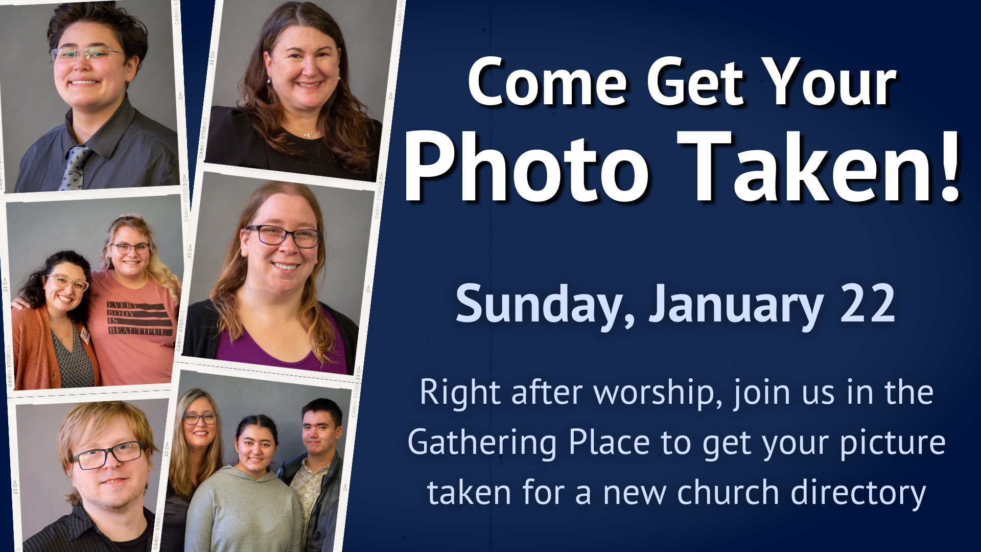 Photos for the Church Directory | First United Methodist Church of Olympia