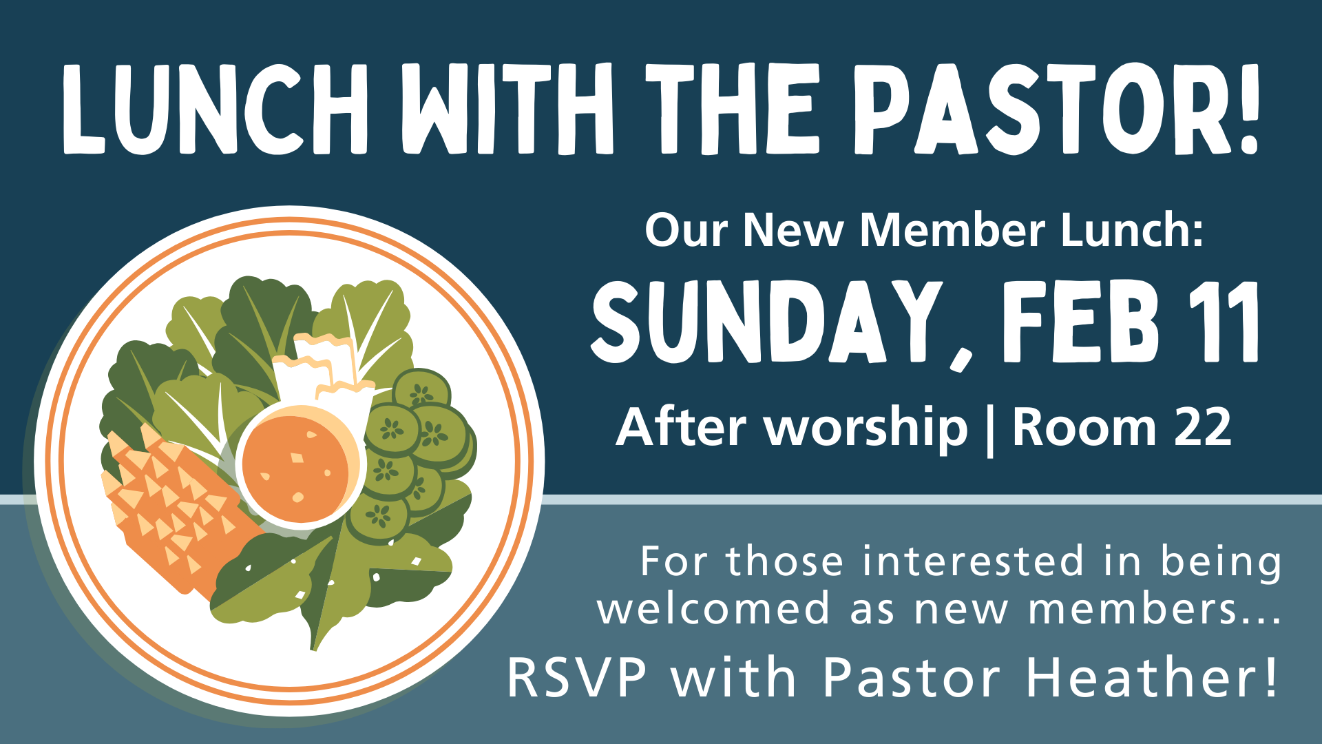 Lunch With the Pastor | First United Methodist Church of Olympia