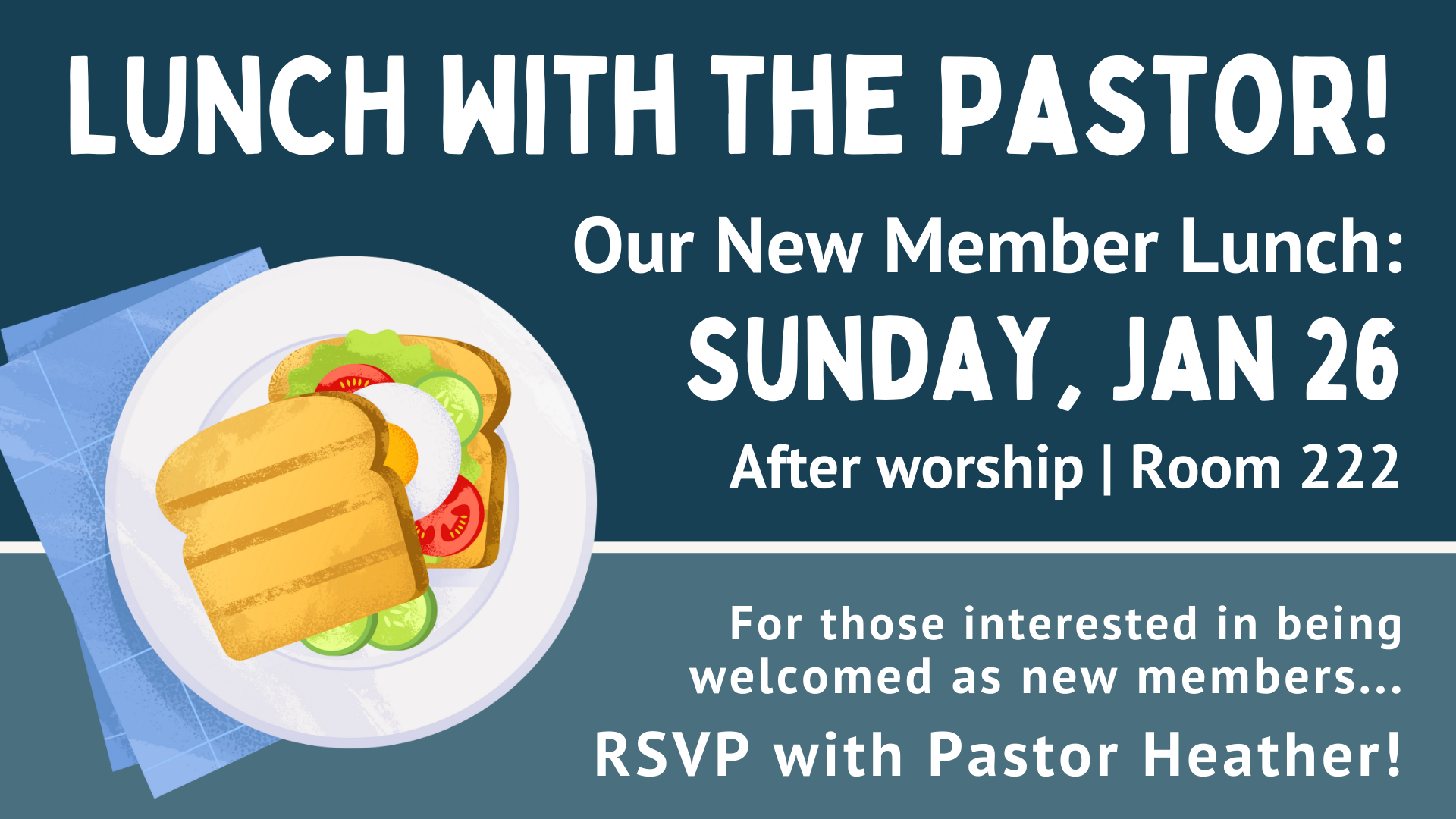 Lunch With the Pastor | First United Methodist Church of Olympia
