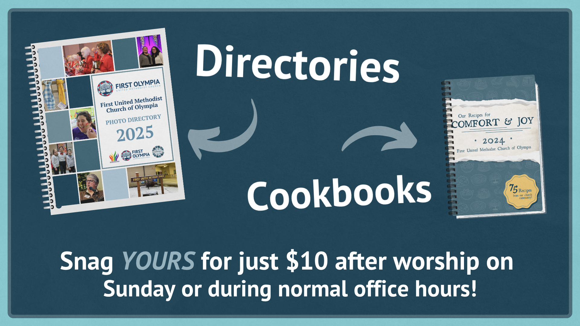 New Church Directories Are Here | First United Methodist Church of Olympia