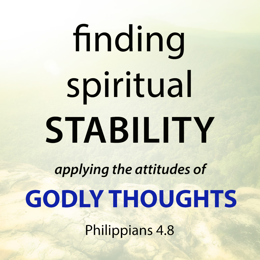 Friday First: Godly Thoughts | Cornerstone Church of Christ